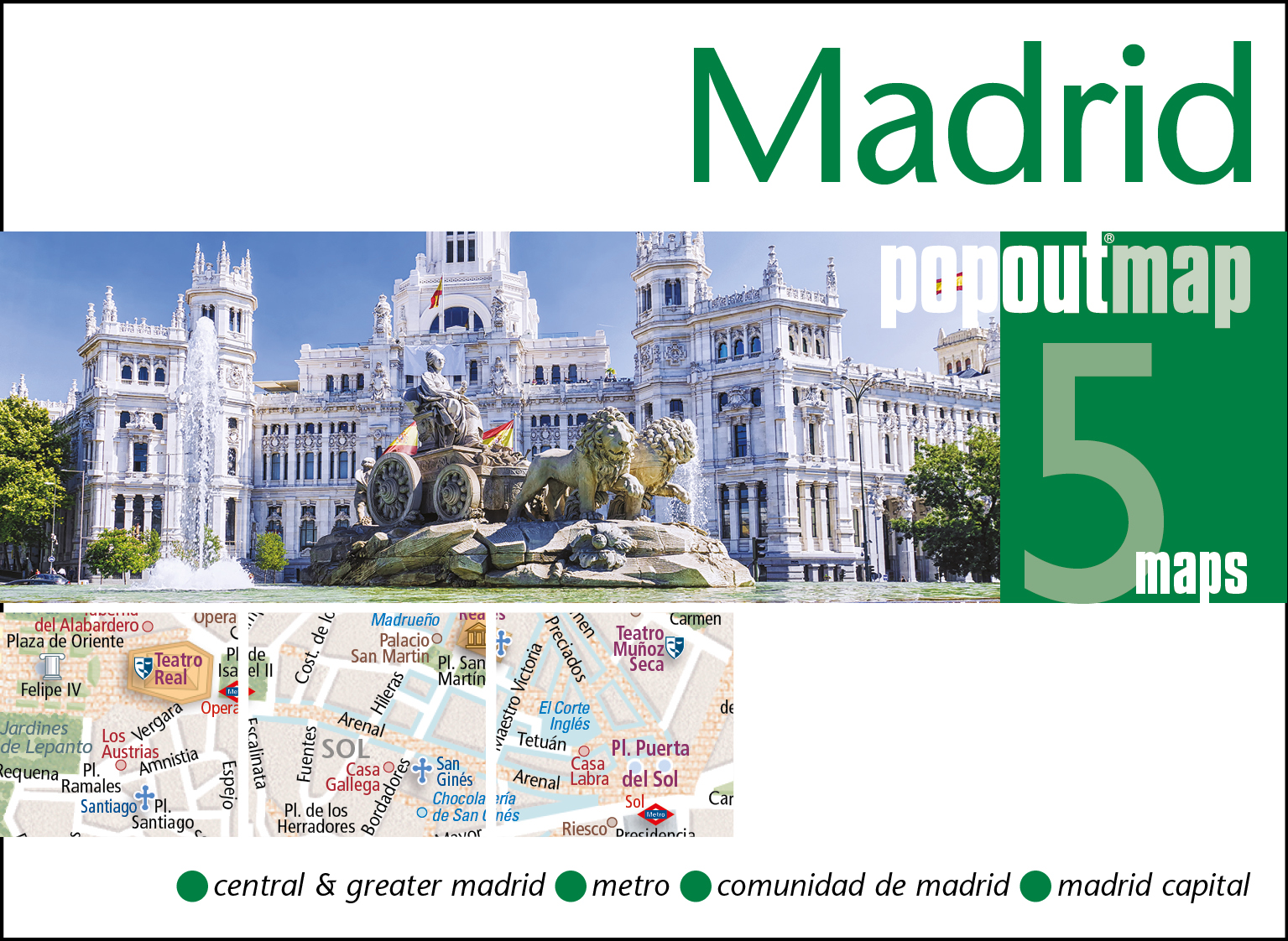 Madrid PopOut Map | Heartwood Publishing