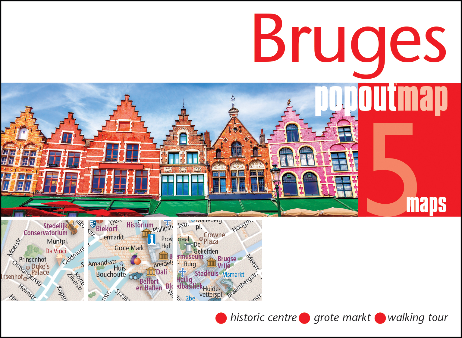 Bruges PopOut Map | Heartwood Publishing