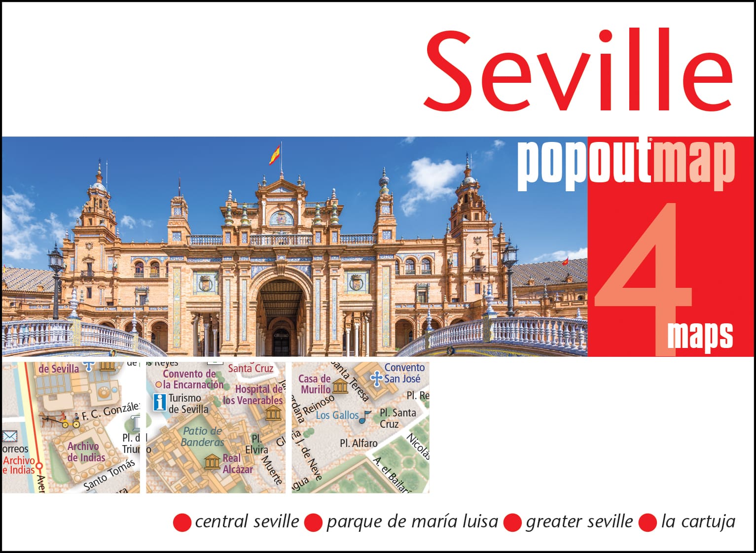 Seville PopOut Map | Heartwood Publishing